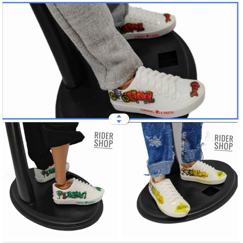 Jual skala 1/6 1:6 Miniatur sepatu sneaker trendy street untuk male ...