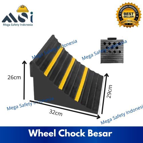Jual Wheel Chock Besar Truk Anti Selip 40 Ton | Shopee Indonesia