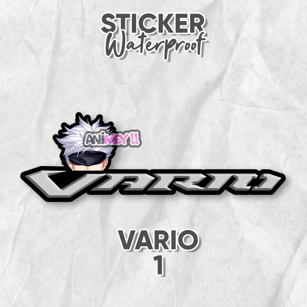 Jual Stiker Gojo Satoru Logo Vario / Stiker Anime Waterproof | Shopee ...