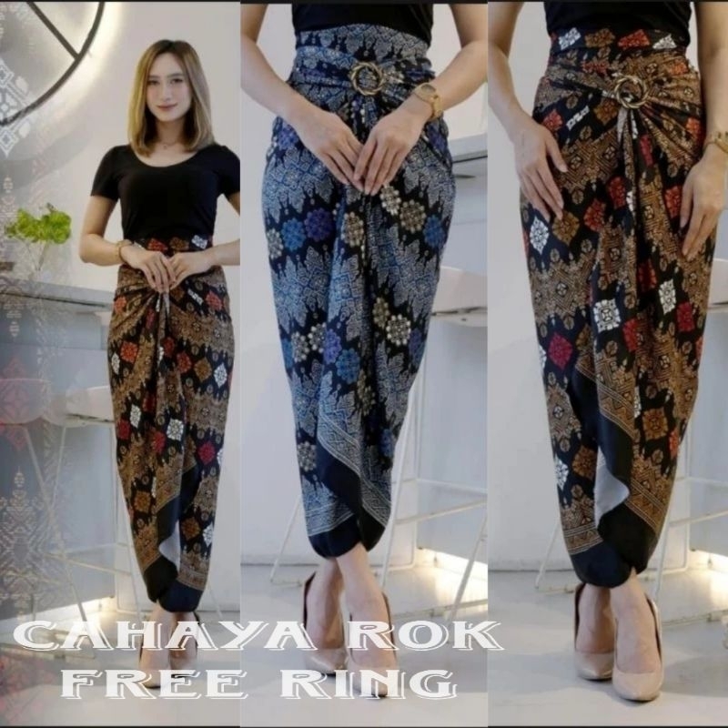 Jual Rok lilit motif toraja Rok lilit batik bawahan kebaya modern ...