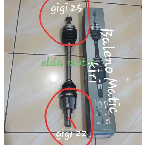 Jual Drive Shaft Assy CV Joint As Roda komplit Luar Dalam Suzuki Baleno Old Matic AT Sebelah ...