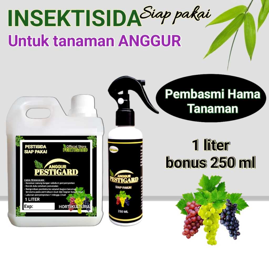Jual Insektisida pembasmi hama tanaman anggur 1 liter bonus botol 250 ...