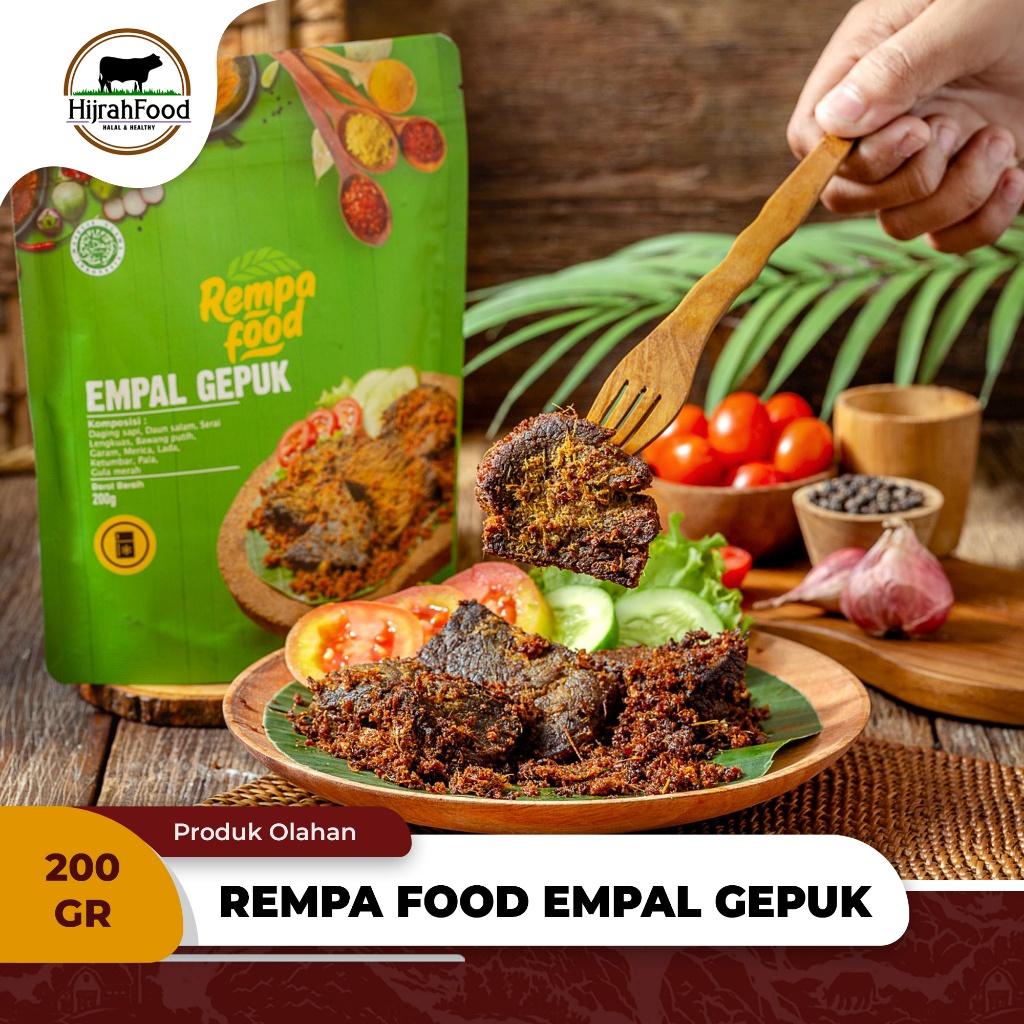 Jual Rempa Food Daging Empal Gepuk Sapi Siap Goreng / Masak (200 gr ...