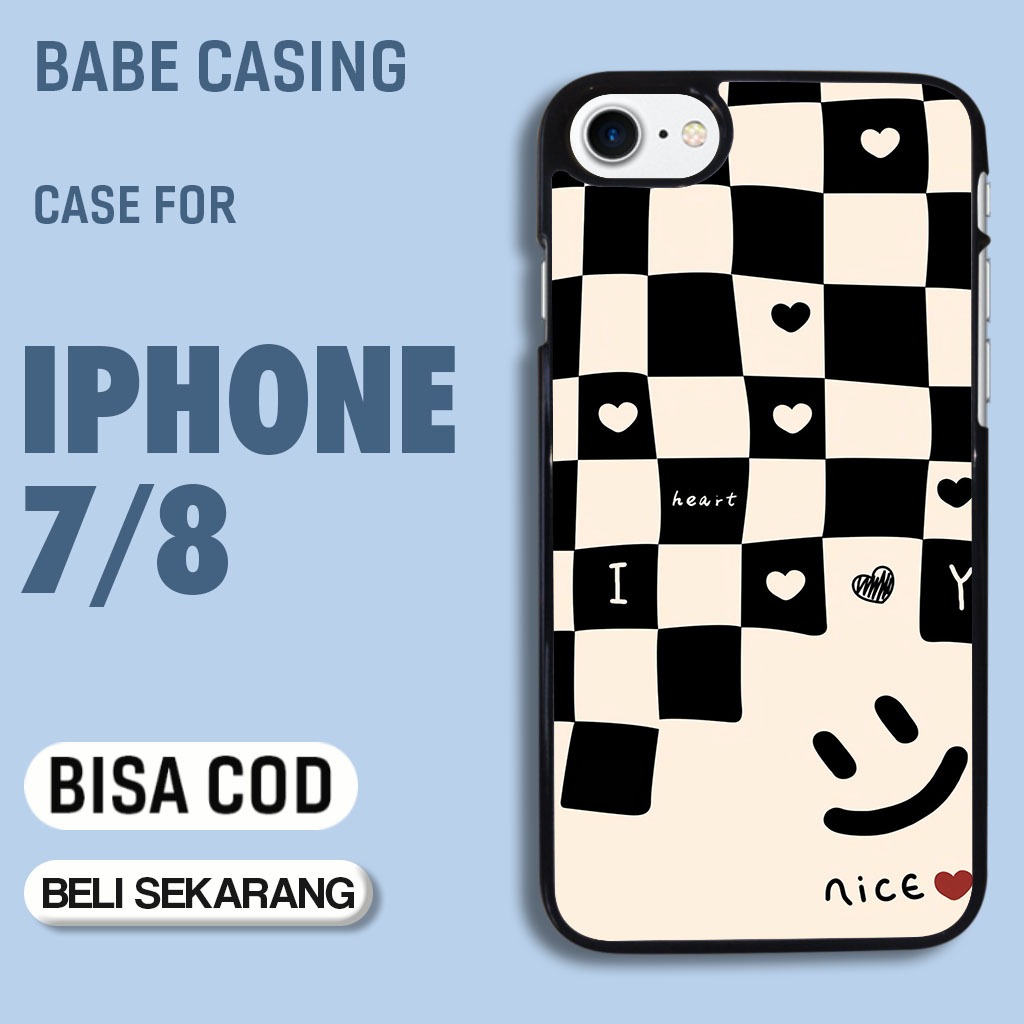 Jual case hp iphone 7 8 terbaru aesthetic kotak love kawai anime cute ...