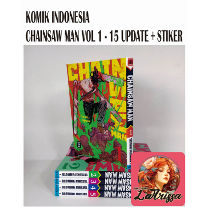 Jual Komik Indonesia Chainsaw man vol 1 - 15 update plus stiker anime ...