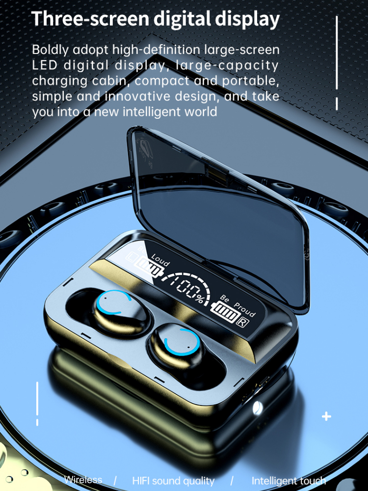 Jual Headset Bluetooth Wireless F9-47 Earphone TWS with Mic Headphones ...