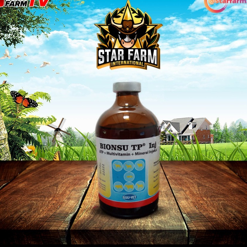 Jual Bionsu TP inj 100ml ATP Daya Tahan Tubuh&Otot Hewan - Star Farm ...