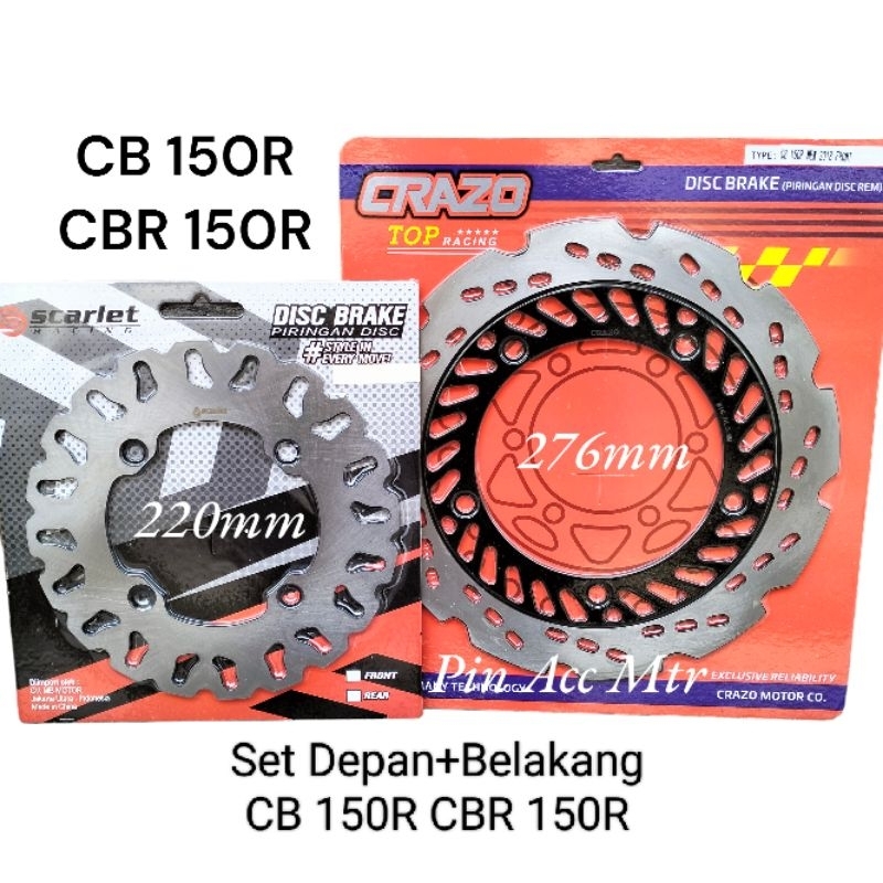 Jual Piringan Disc Cakram Set Depan Belakang Motor CB 150R New LED K45/CBR New CBR Lokal CB150R ...