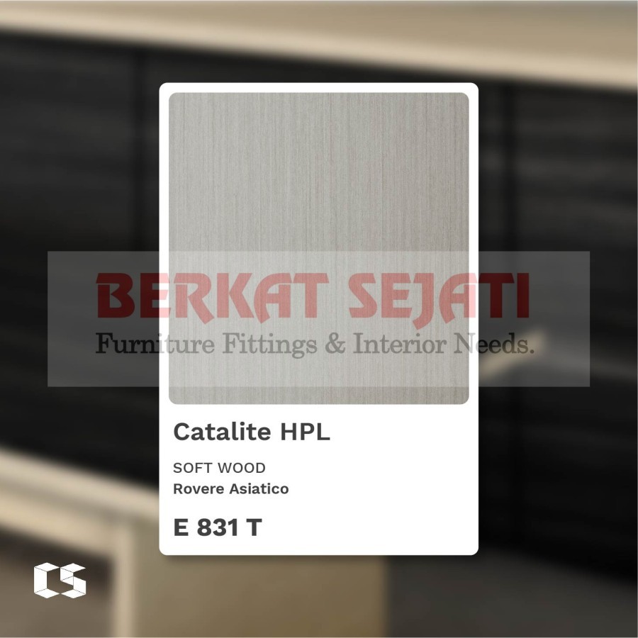 Jual E 831 T - HPL CATALITE HPL BY CS LAMINATES - WOODGRAIN | Shopee ...