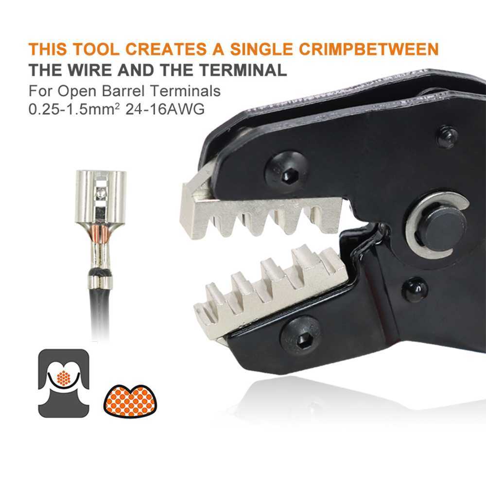 Jual Tang Crimp Kabel Terminal Skun Lugs Flat Compression Crimping ...