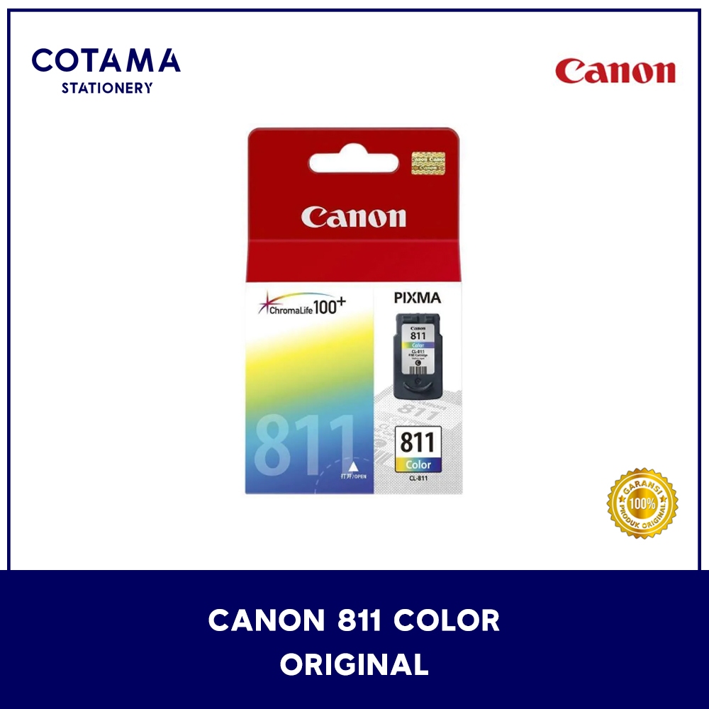 Jual Tinta Printer Canon CL-811 Color Original Ink Cartridge | Shopee ...
