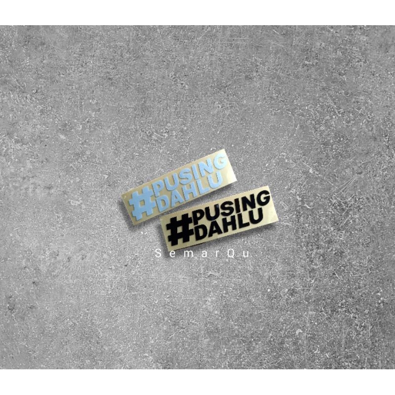 Jual Sticker Pusingdahlu Mini ( 2pcs ) | Shopee Indonesia
