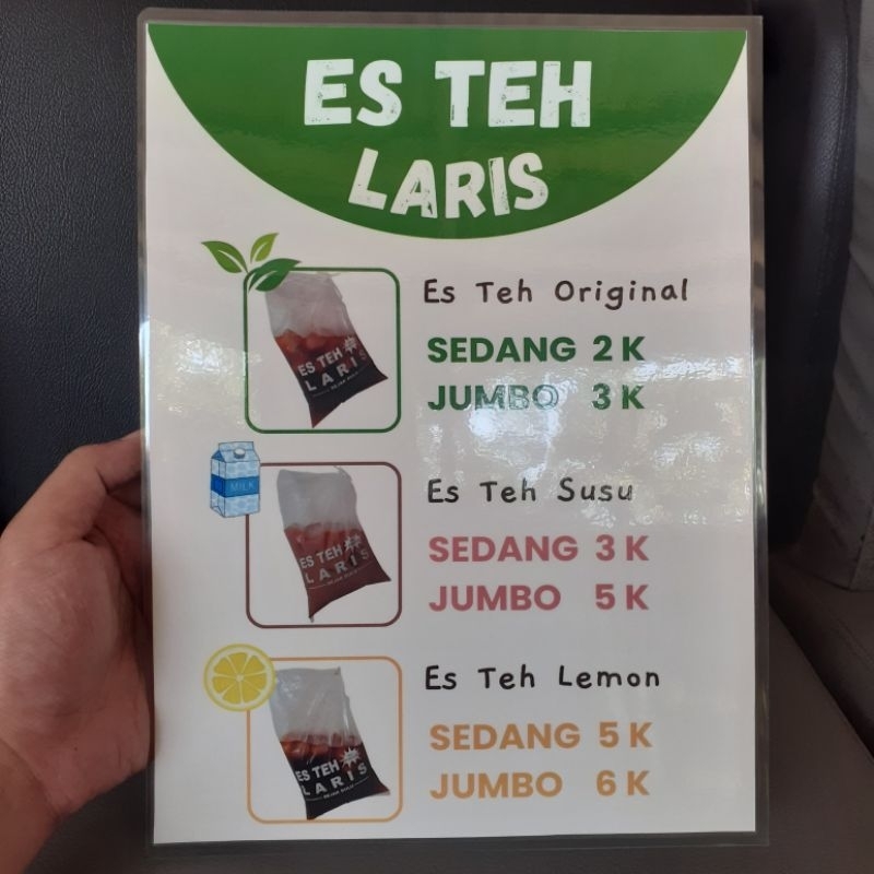 Jual KERTAS MENU ART PAPER UKURAN F4 ES TEH LARIS | KERTAS LAMINATING ...