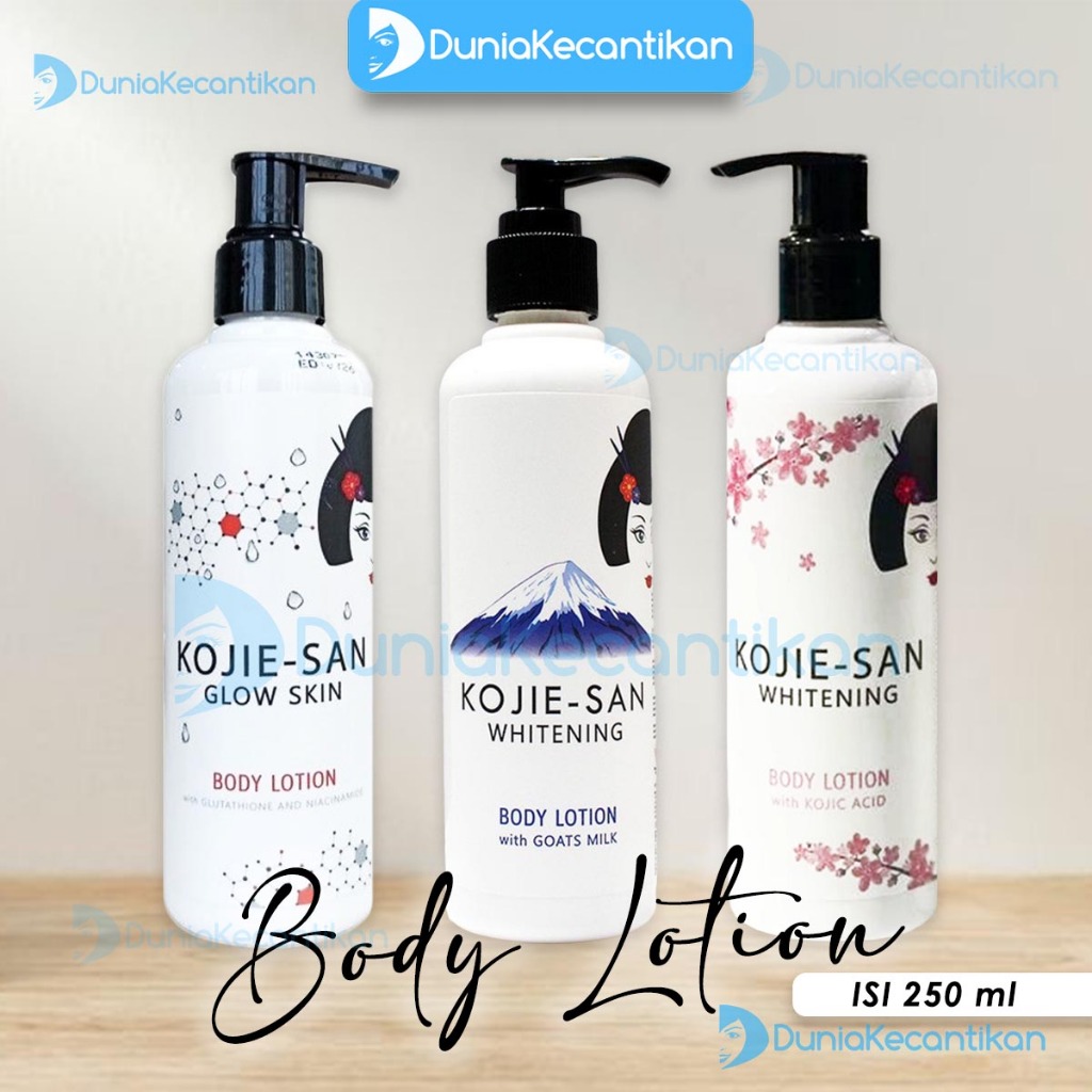 Jual KOJIE SAN Body Lotion Kojic Pemutih Badan Glow Skin Hand Body ...