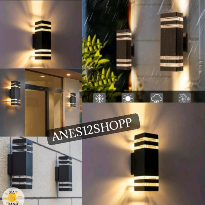 Jual Lampu hias dinding tiang teras taman dekorasi cafe ukir PVC ...