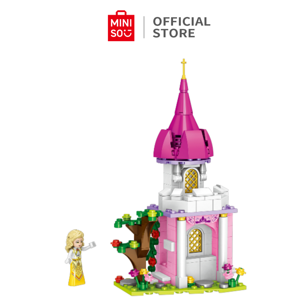 Jual MINISO MiniGirl - Princess Tea Party Castle Building Blocks ...