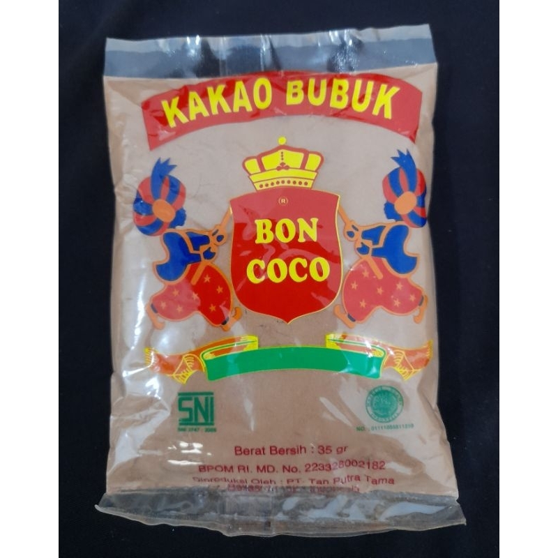 Jual Cokelat bubuk merek bon coco 35gr | Shopee Indonesia