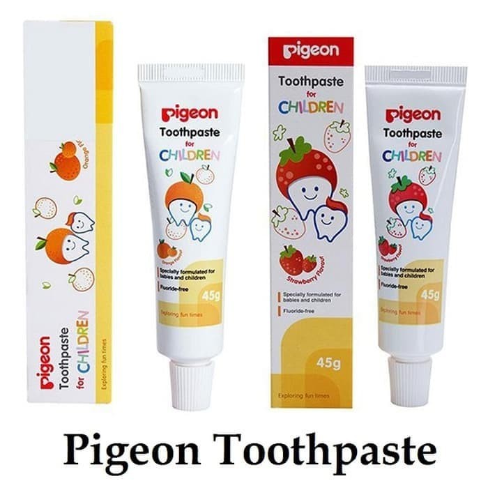 Jual Pigeon Toothpaste Odol Pasta Gigi Bayi Anak 45gr Orange ...