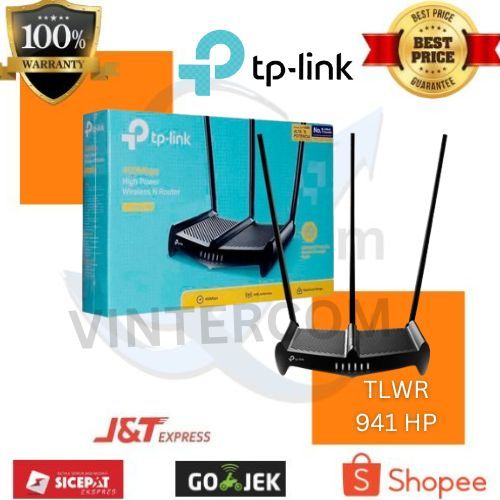 Jual TPLINK TLWR941HP 450Mbps High Power Wireless N Router / tp link tl ...
