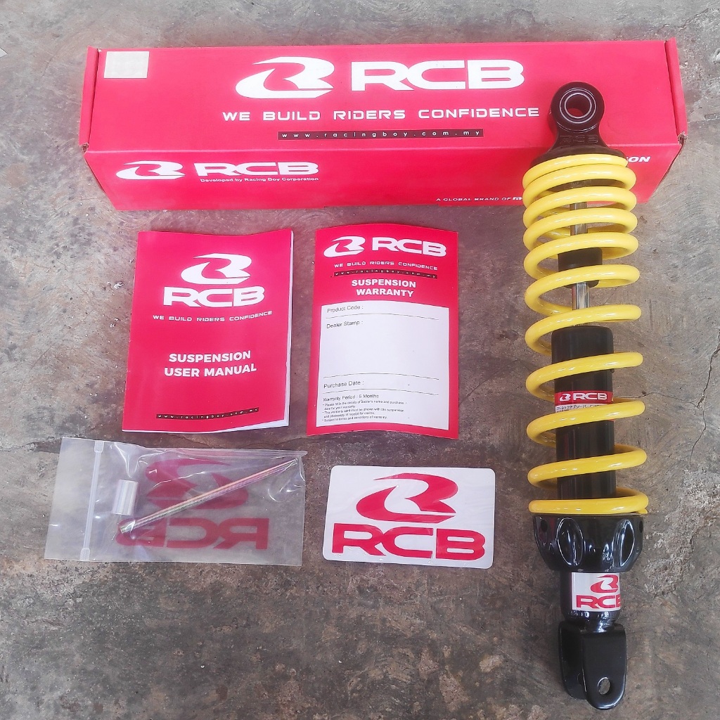 Jual Shockbreaker shock RCB A2 series 330 mm kuning asli original ori ...