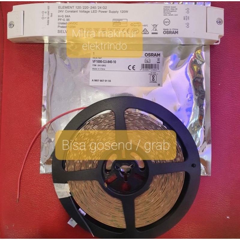 Jual led strip osram VF1000-G3-840-10-77W / led strip osram @10meter ...