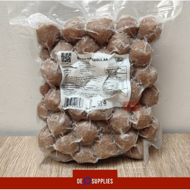 Jual El Primo Baso Sapi Regular 1kg - Bakso Beef Meatball Elprimo Halal ...