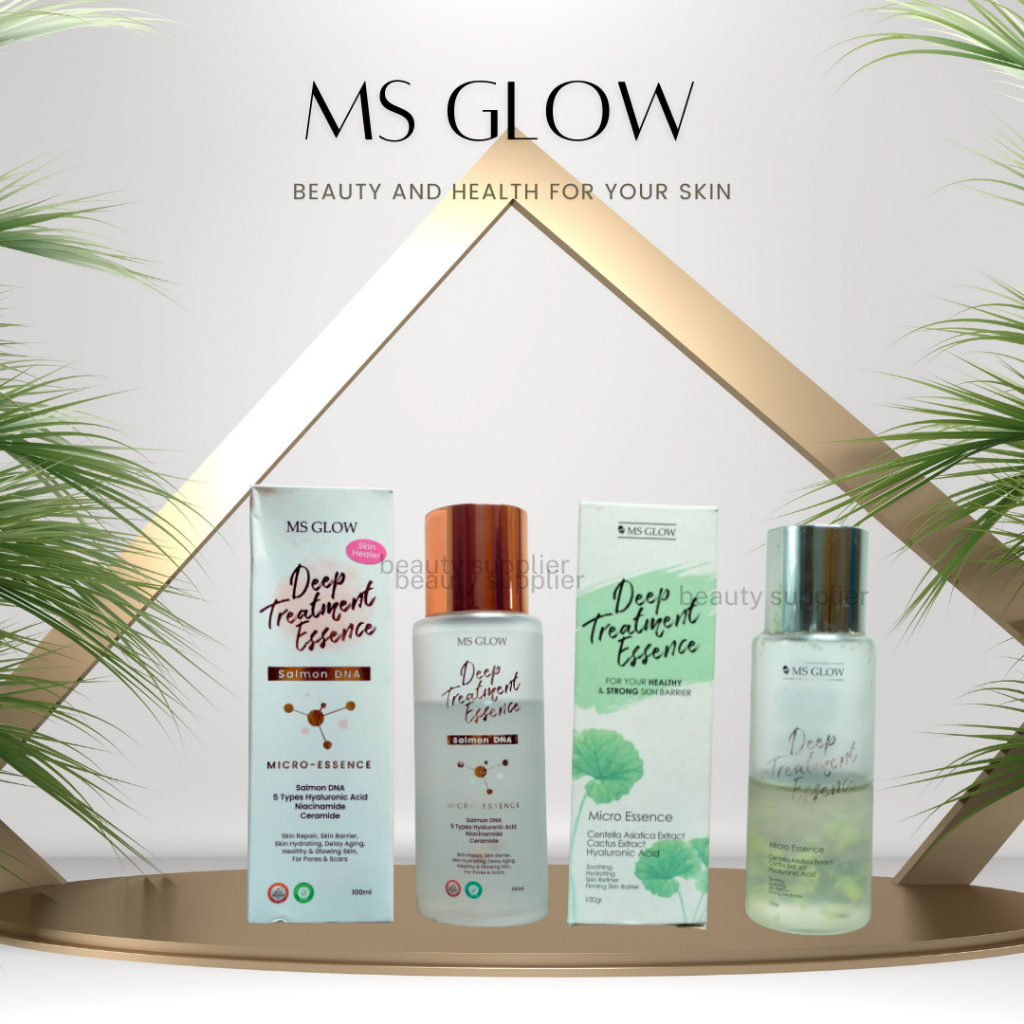 Jual MS Glow Deep Treatment ESSENCE/ MS Glow Deep ESSENCE Treatment / DTE Salmon DNA | Shopee ...