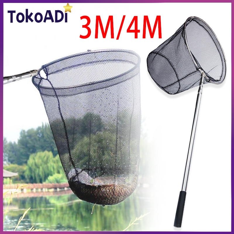 Jual Jaring Serokan Lipat Dengan Gagang Telescopic Aluminium 3/4 Meter ...