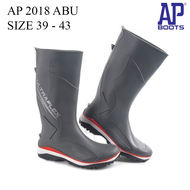 Jual AP Boots 2018 ULTRAFLEX GREY / Boot Abu-abu Panjang | Shopee Indonesia