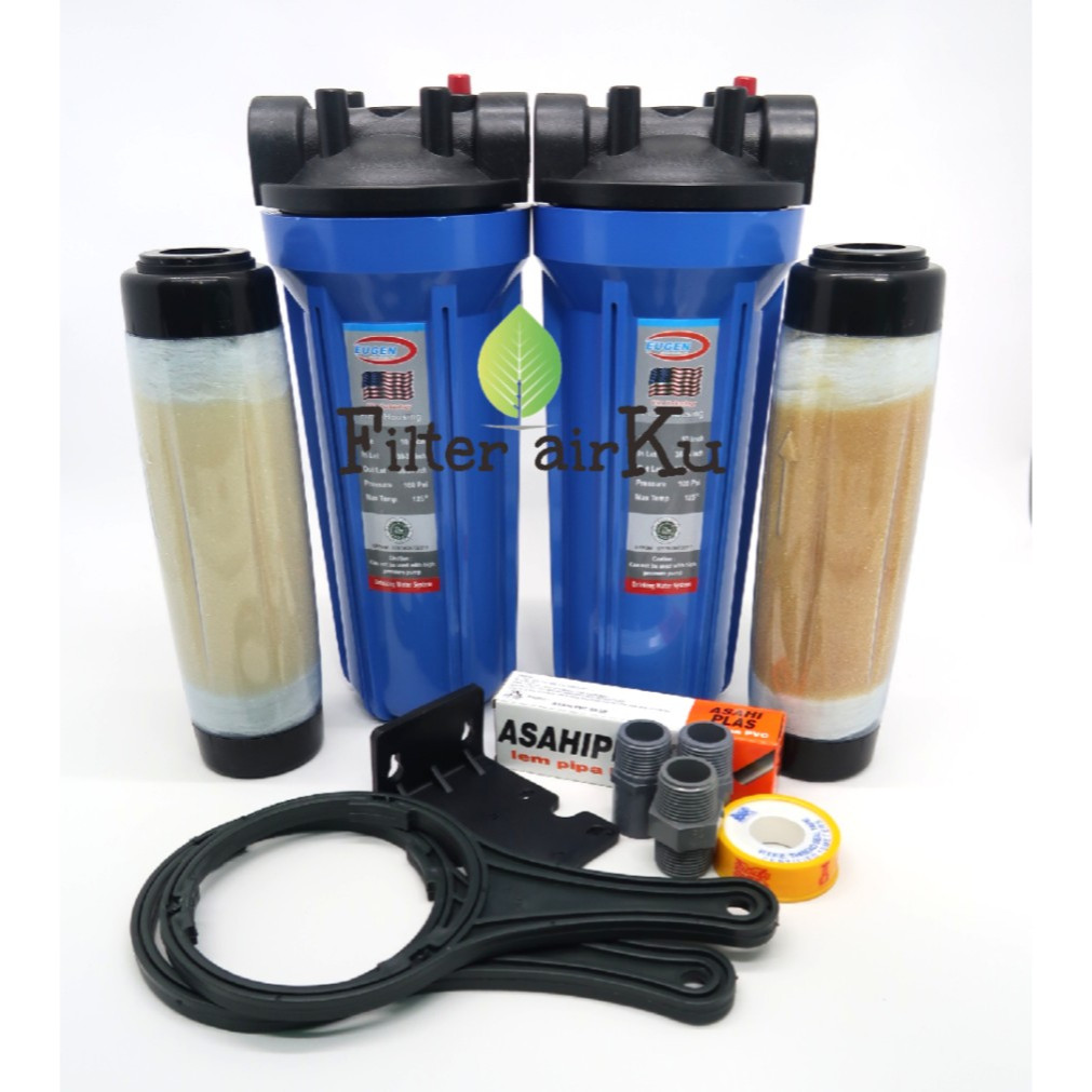 Jual Paket filter air demineral - Resin anion dan kation - Biru ...