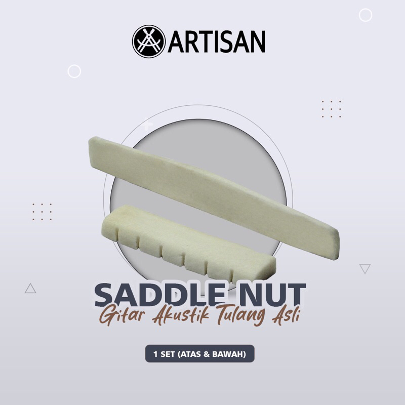 Jual ARTISAN Saddle Nut Gitar Akustik Tulang Original | Shopee Indonesia
