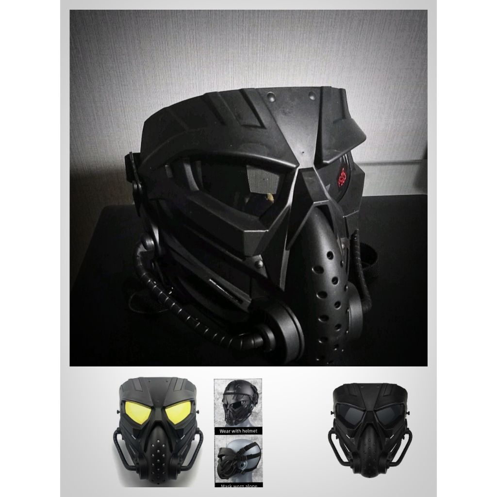 Jual Topeng masker helm motor goggle google mask gask mask tactical ...