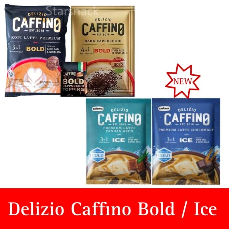 Jual Caffino Bold Dark Cappucino/ Latte ice aren chocomalt | Shopee ...
