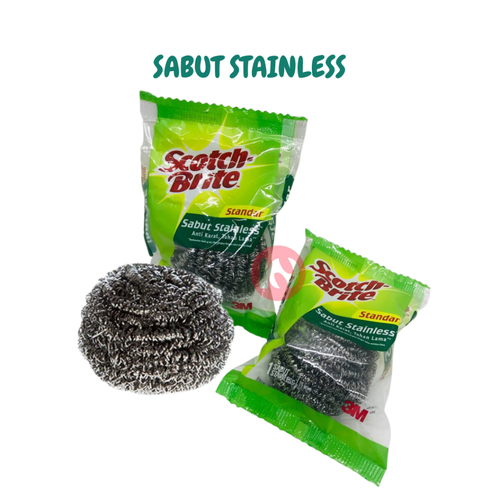 Jual Scotch Brite Sabut Pencuci Piring - Spons Jaring Scrub Pad ...