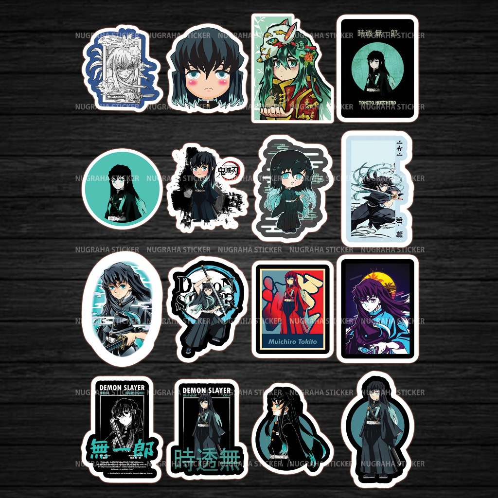 Jual 416 PCS Sticker Muichiro Tokito Demon Slayer - Muichiro Tokito ...