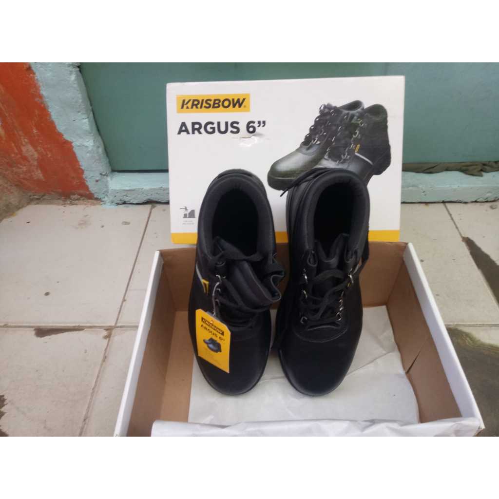 Jual SEPATU SAFETY KRISBOW | ARGUS 6 IN | KRISBOW SAFETY SHOES | Shopee ...