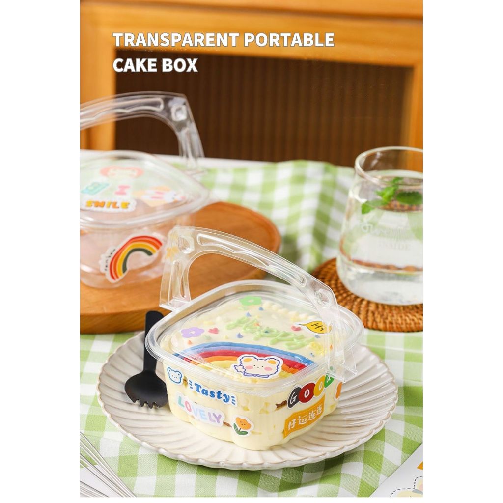 Jual SB04 10PCS korean dessert box cup mika dessert salad bento puding ...