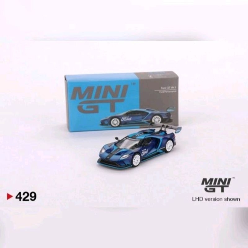 Jual Mini GT #429 Ford GT MK II Ford Performance Blue MGT00429 MiniGT MGT Ford Blue Biru Diecast ...