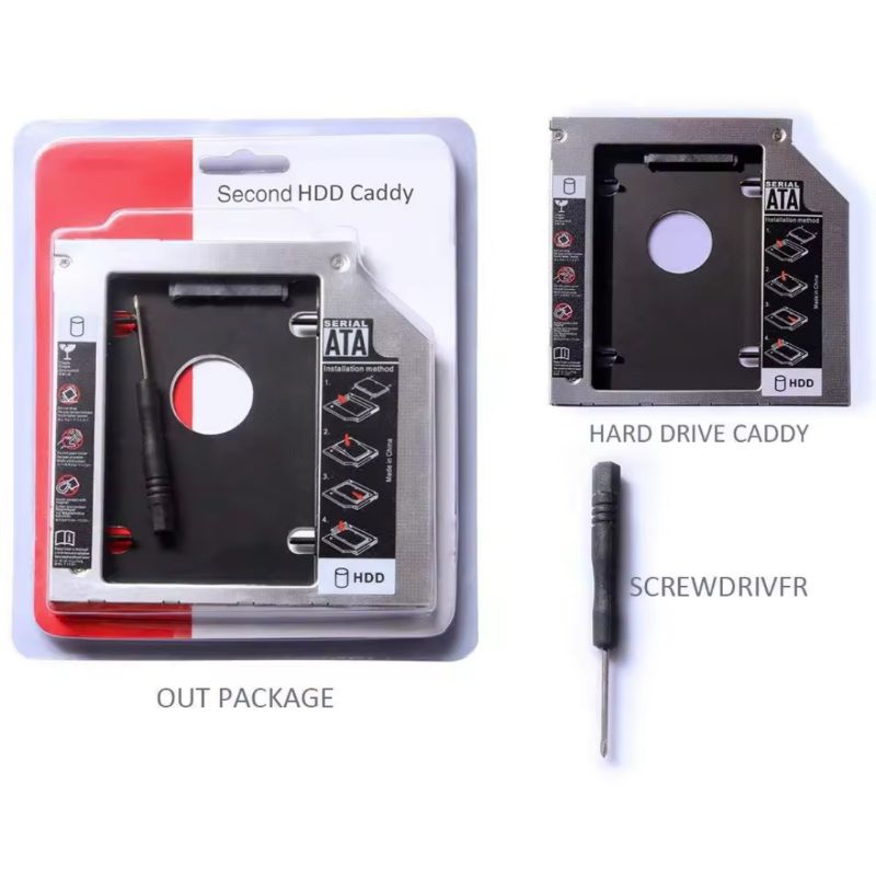 Jual SSD HDD CADDY SATA to sata Tipis Slim Tebal 12mm SATA to SATA ...