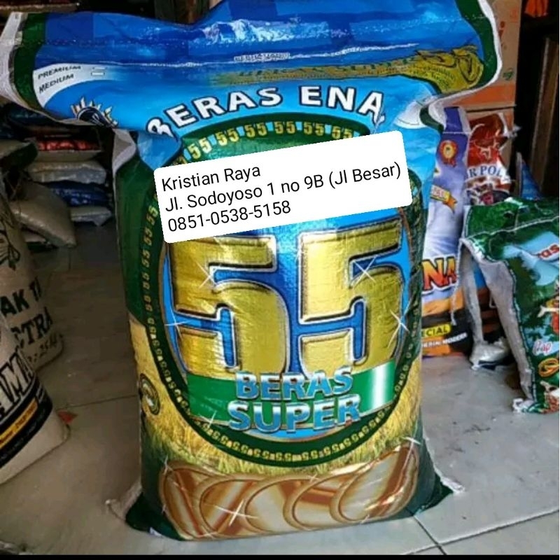 Jual Beras 55 hijau 25 Kg (Khusus Instant) | Shopee Indonesia