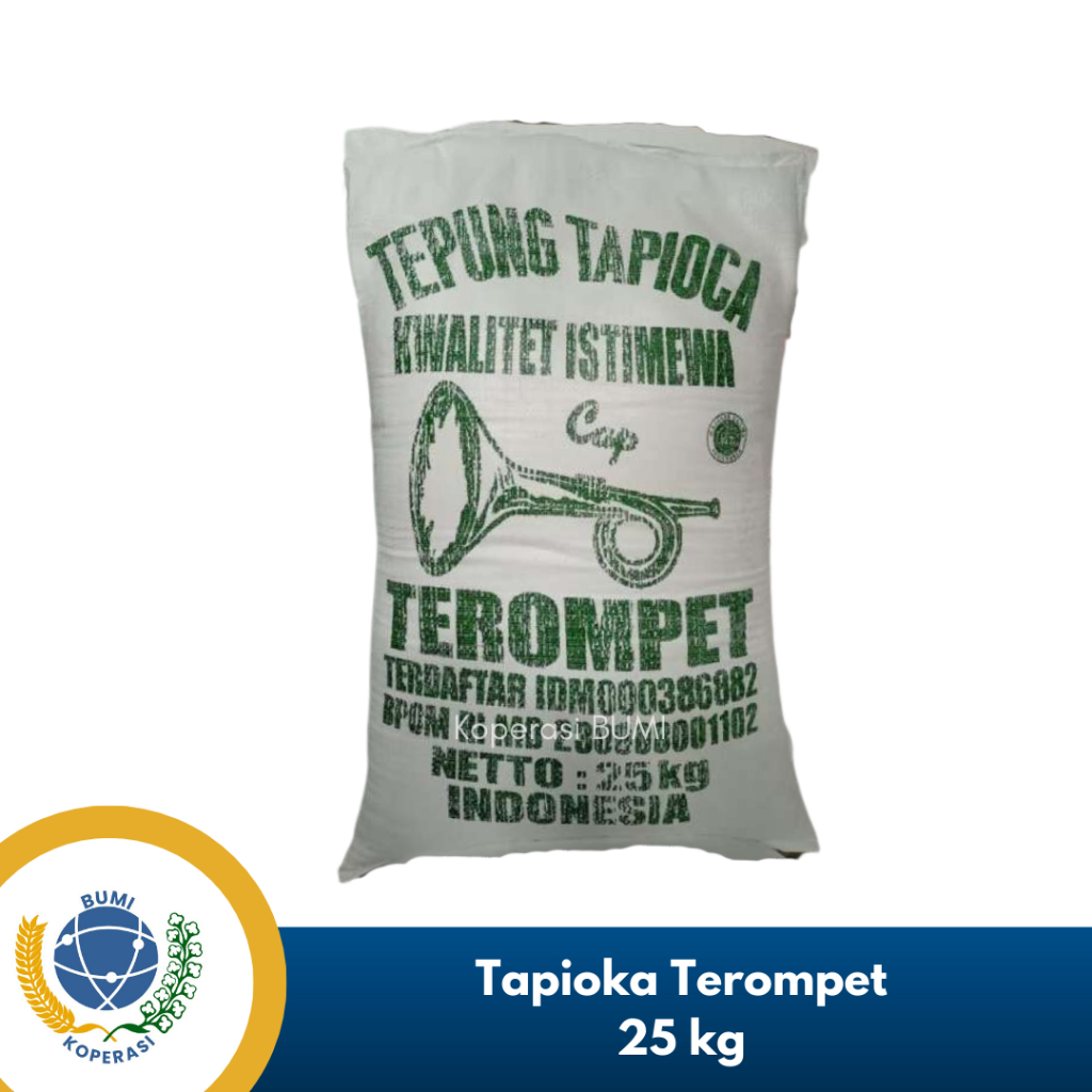 Jual Tepung tapioka Aci Terompet @25 Kg | Shopee Indonesia