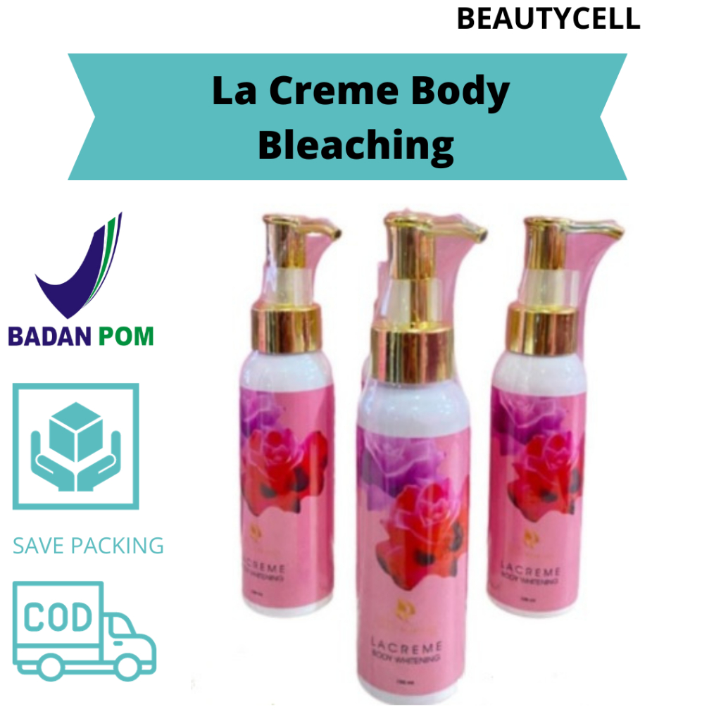 Jual La creme Body Bleaching Whitening houseofbeauty promo BRIGHTENING BODY LOTION / HANDBODY ...