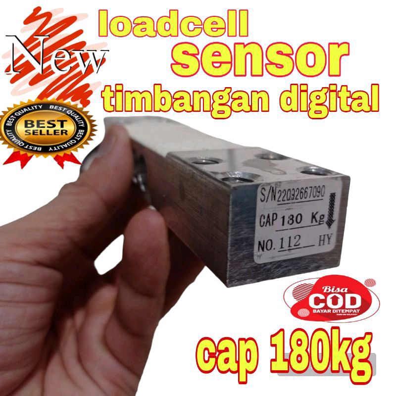 Jual loadcell sensor timbangan digital cap 180kg | Shopee Indonesia