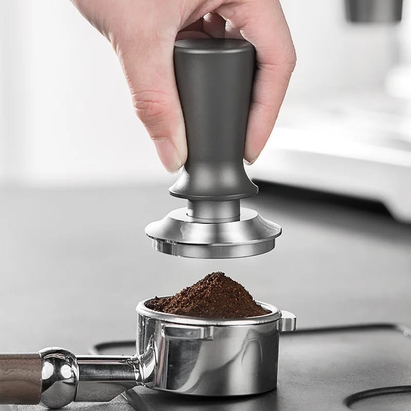 Jual Coffee tamper alloy flat base 51mm 58mm / alat press tamping kopi ...