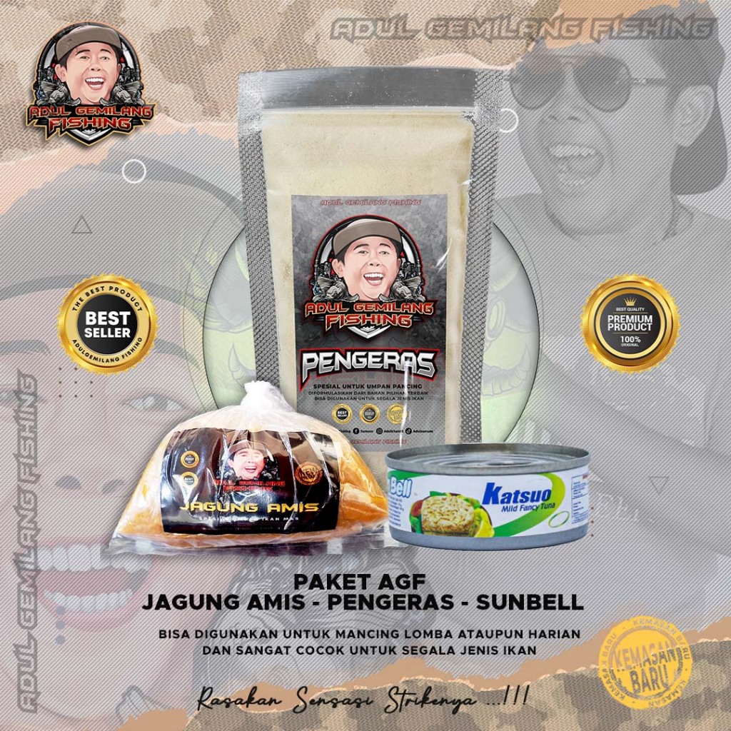 Jual PAKET 1 AGF UMPAN JAGUNG AMIS SPESIAL IKAN RAME & INDUK | Shopee Indonesia