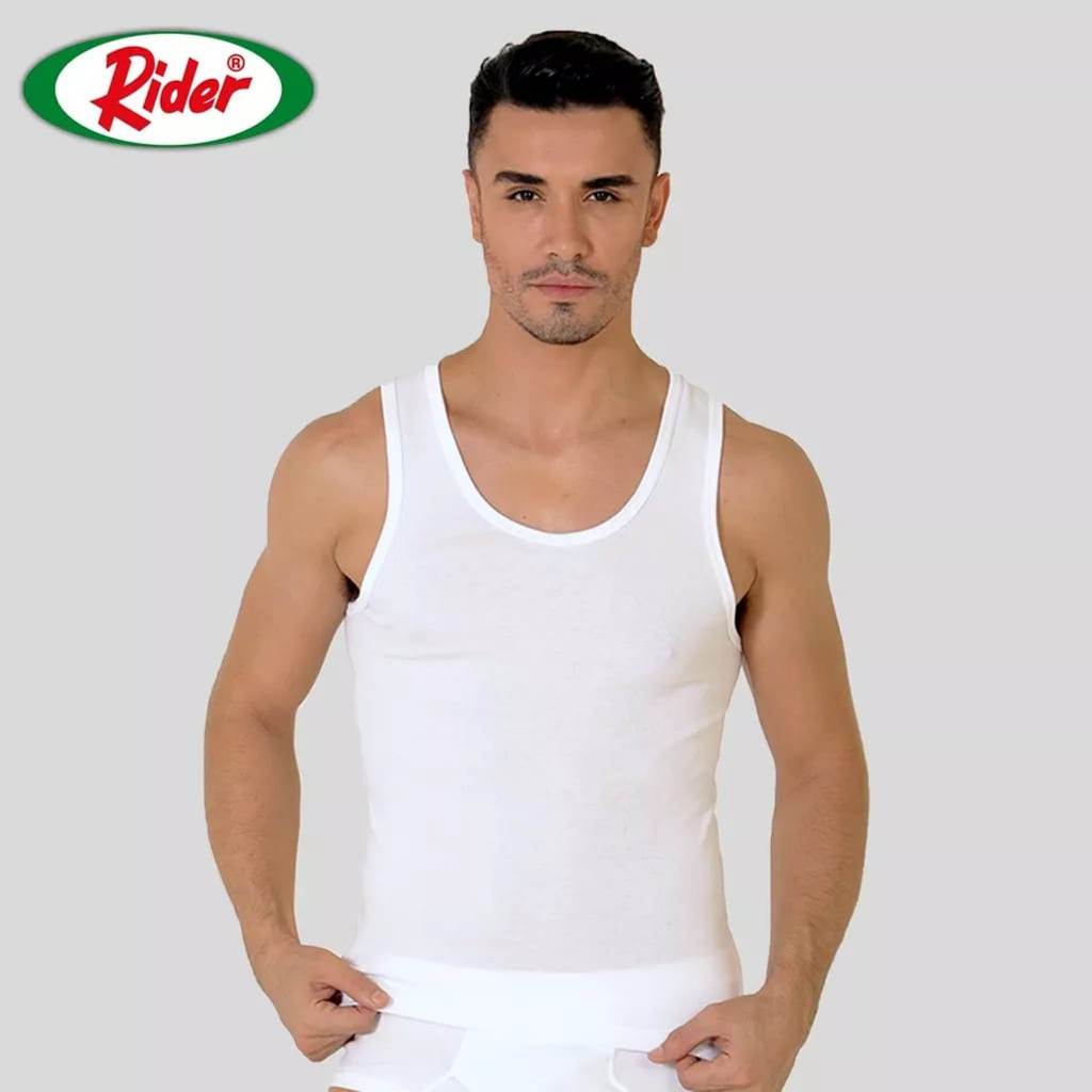 Jual Singlet Rider Lifestyle Pria R224B Putih (1 Pcs) Pakaian Dalam ...