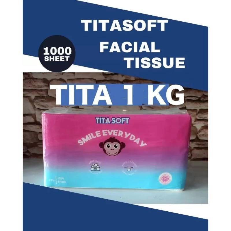 Jual Tisu TITA SOFT 1000 SHEET - Tisue Tissue wajah halus lembut ...
