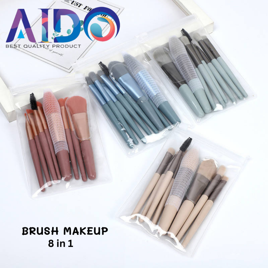 Jual Kuas Make Up 8 in 1 Make Up Tools Set Kuas Make Up Set Paket Kuas ...
