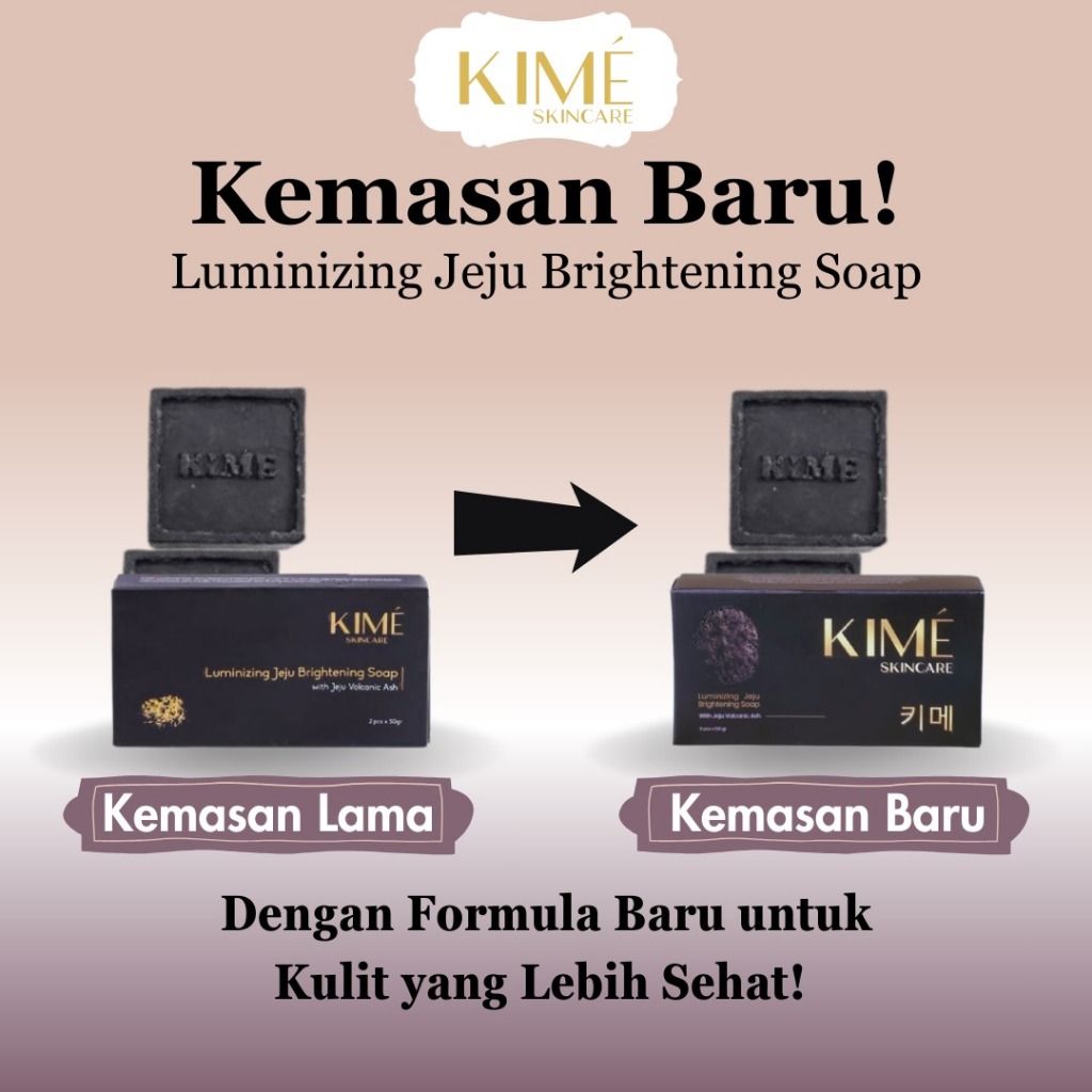 Jual (1pack isi 2) KIME BRIGHTENING SOAP Sabun Pemutih Wajah dan Badan ...