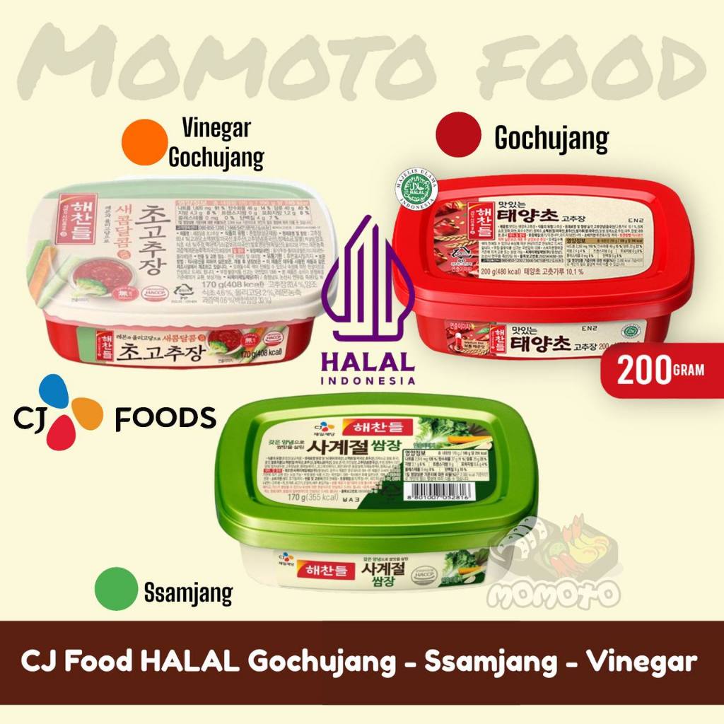 Jual CJ Foods Haechandle Saus Gochujang Vinegar Ssamjang Halal MUI ...